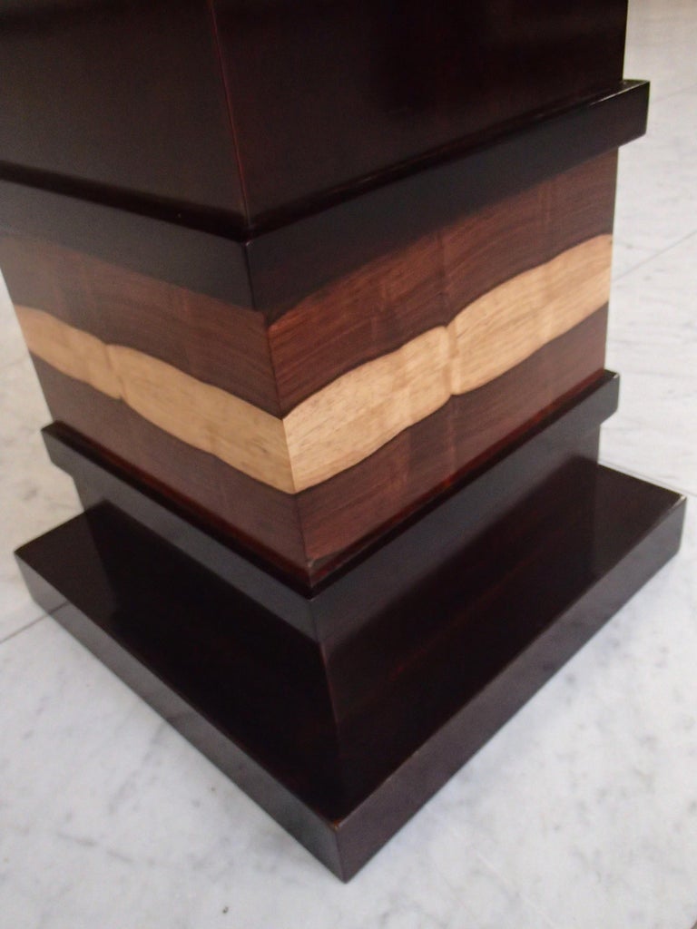 Art Deco Sophisticated Decorative Table with Rare Etimoe Veneer For ...