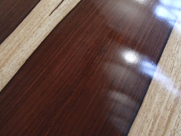 Art Deco Sophisticated Decorative Table with Rare Etimoe Veneer For ...