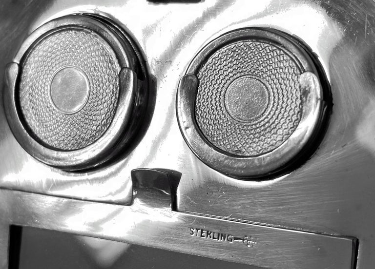 Art Deco Sterling Combination Sovereign Compact Card Case, American ...