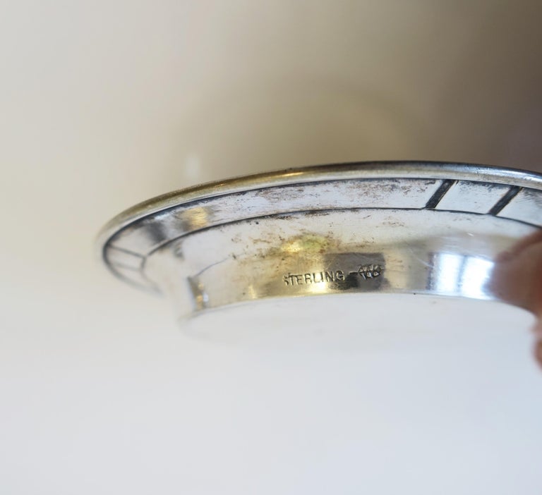 Art Deco Sterling Silver Bowls or Vessels, Set of 6 For Sale at 1stDibs