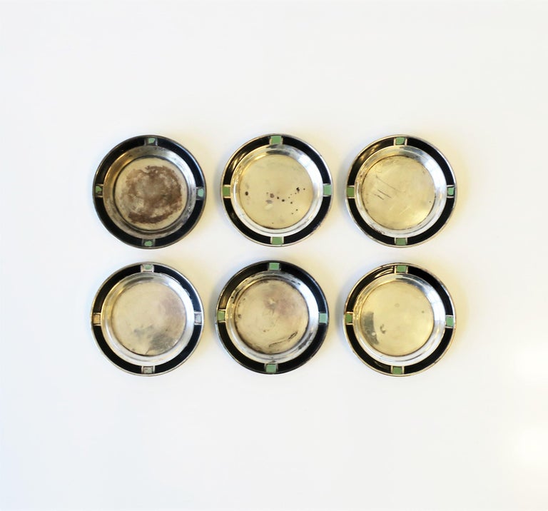Art Deco Sterling Silver Bowls or Vessels, Set of 6 For Sale at 1stDibs