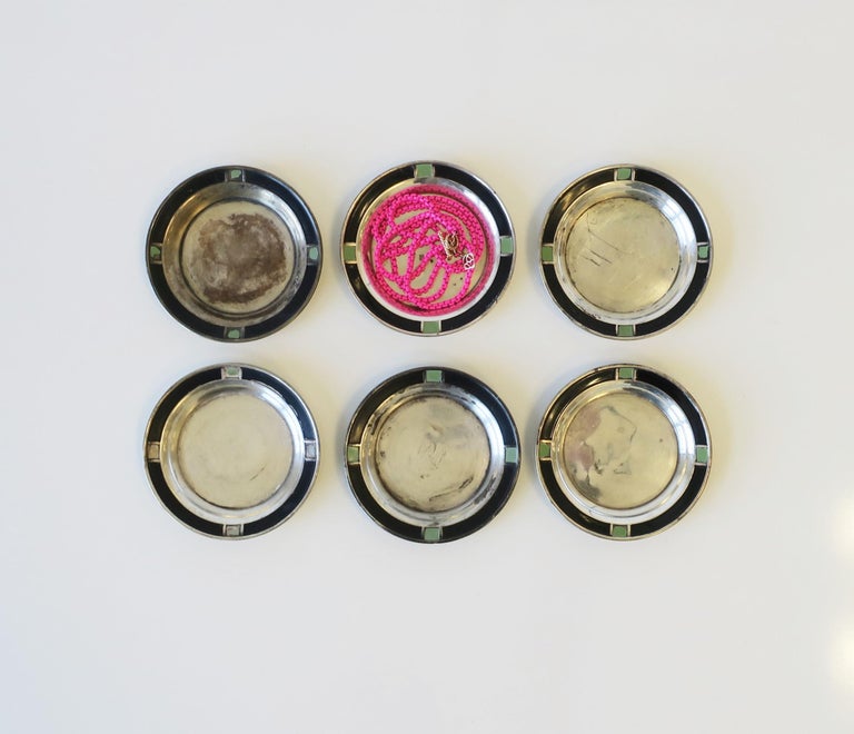 Art Deco Sterling Silver Bowls or Vessels, Set of 6 For Sale at 1stDibs