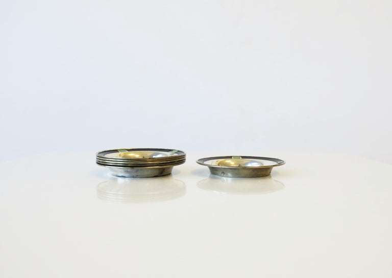 Art Deco Sterling Silver Bowls or Vessels, Set of 6 For Sale at 1stDibs