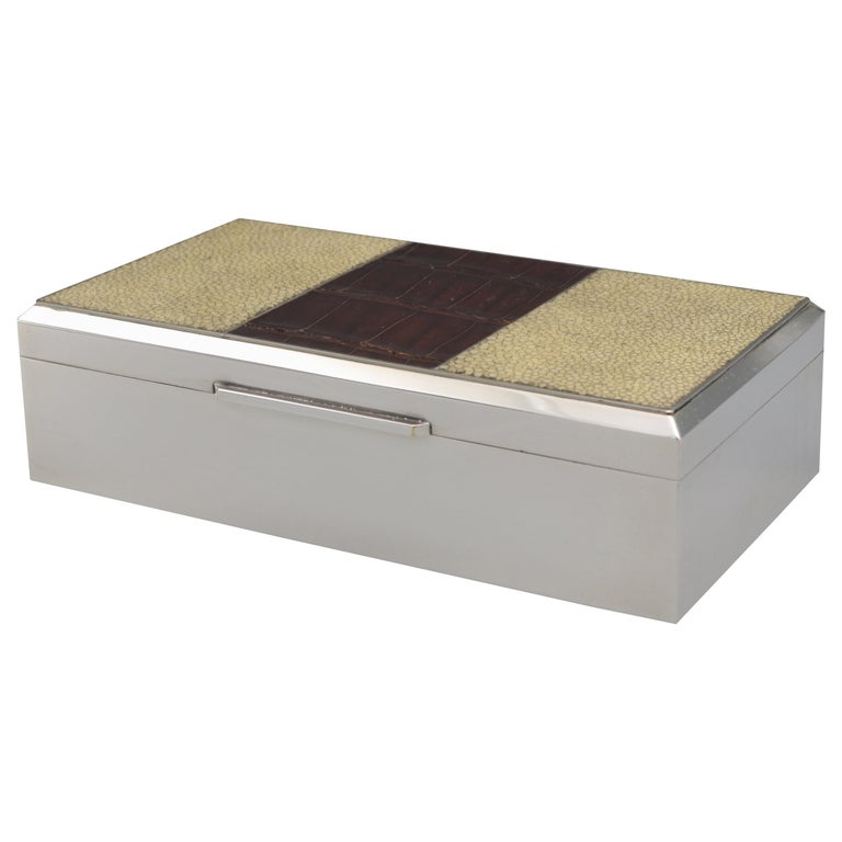 Art Deco Sterling Silver Box at 1stDibs