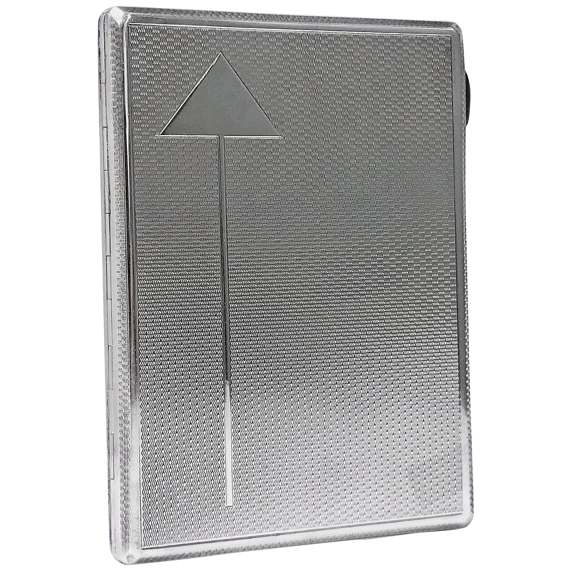 Art Deco Sterling Silver Case Birmingham, 1930 Frederick Field at 1stDibs