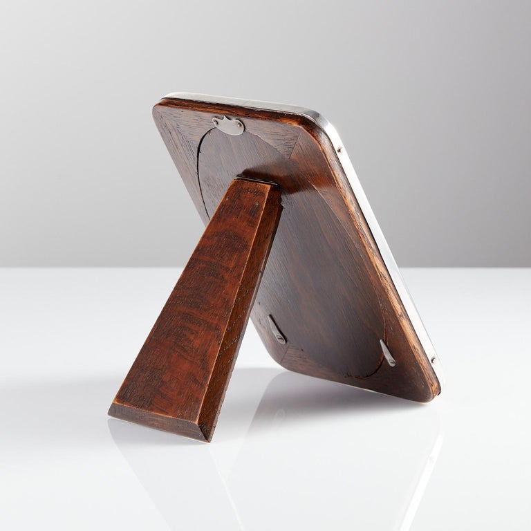 Antique Art Deco Sterling Silver and Enamel Picture Frame Sanders and ...