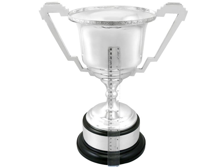 Art Deco Sterling Silver Presentation Cup For Sale at 1stDibs