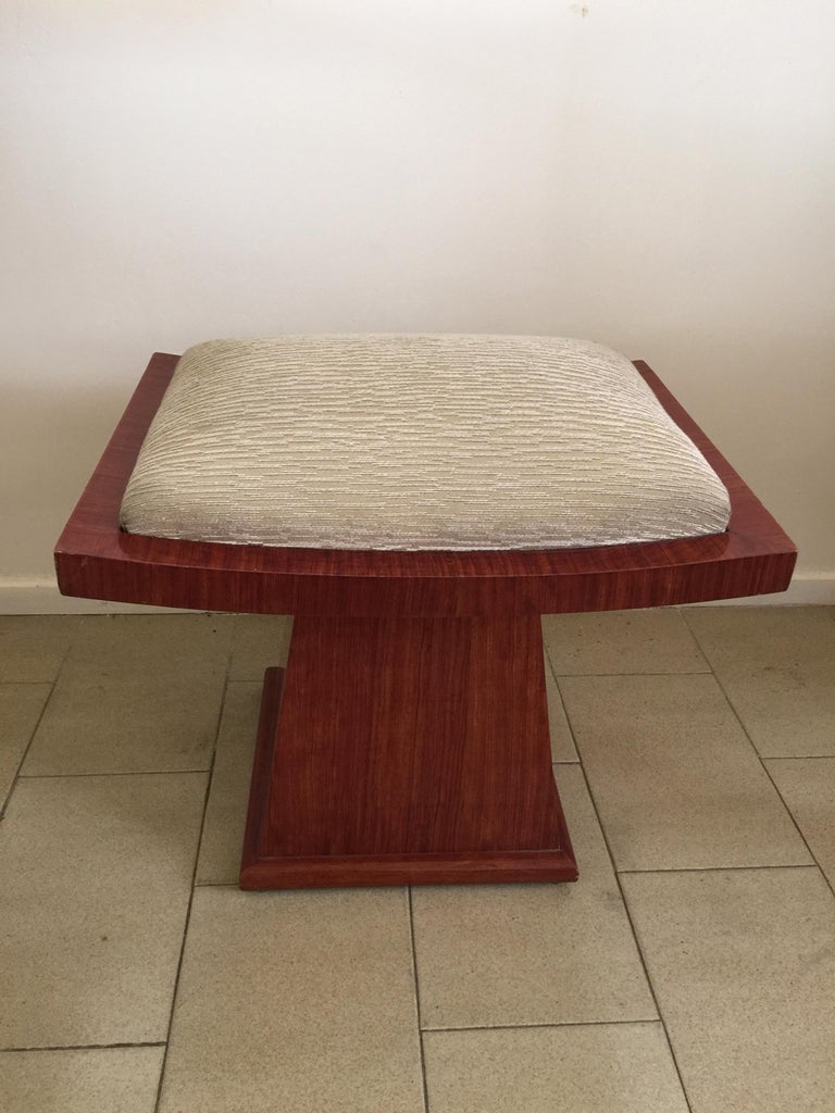 Art Deco Stool, Material Wood, Country France, 1930 For Sale at 1stDibs