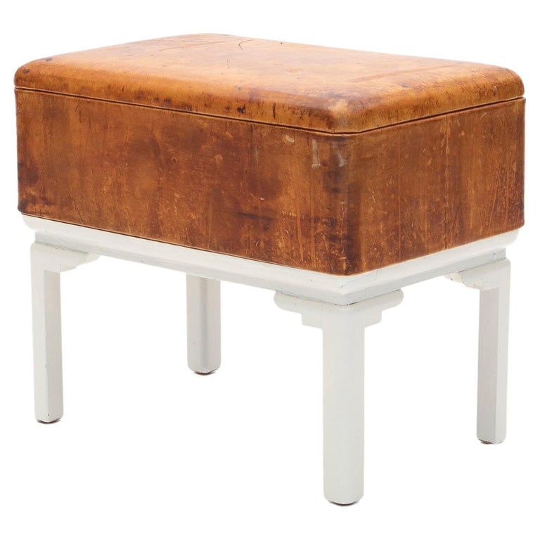 Art deco Storage Stool For Sale at 1stDibs