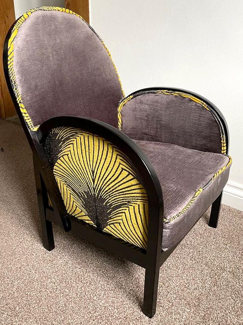 Art Deco Streamline English Chair, c1930 For Sale at 1stDibs