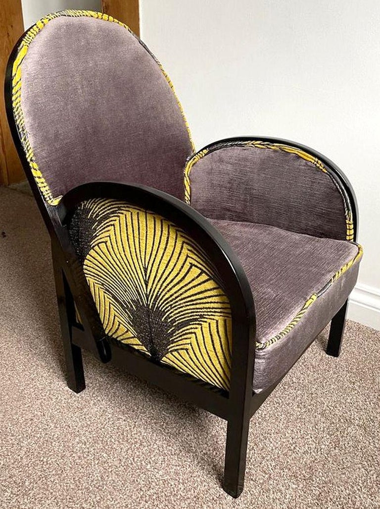 Art Deco Streamline English Chair, c1930 For Sale at 1stDibs