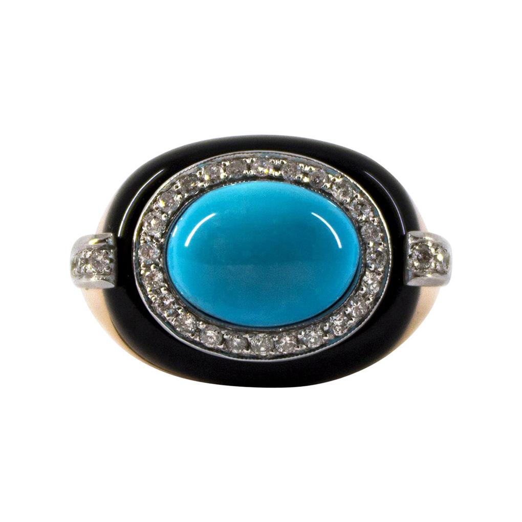 Bisbee Turquoise Ring from Art Deco Era at 1stDibs | bisbee ring