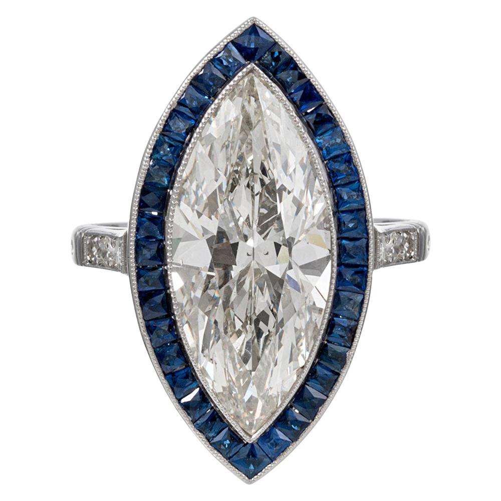 2.21 Carat Octagonal Step Cut Diamond Ring at 1stDibs | octagonal ...