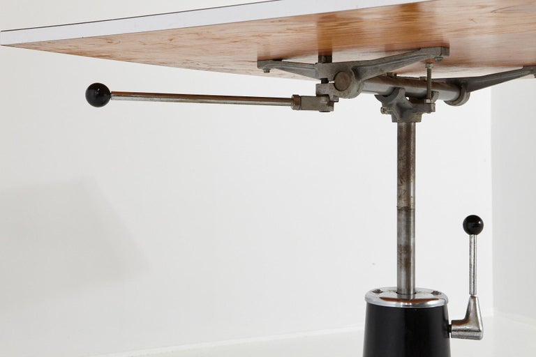 MCM Belmont Adjustable Hydraulic Architectural Drafting / Work Table ...