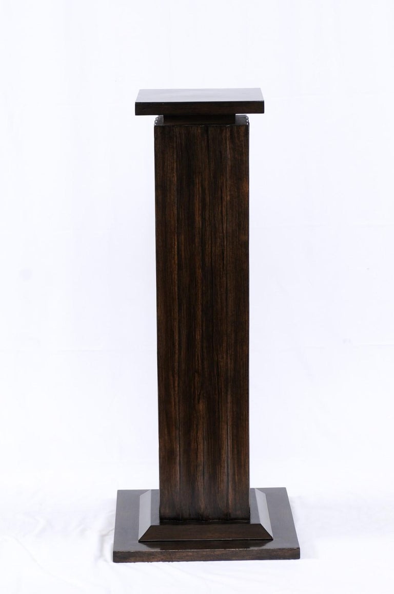 Art Deco Style Bird's-Eye Veneered Pedestal/Column at 1stDibs | art ...