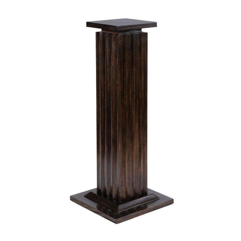 Art Deco Style Bird's-Eye Veneered Pedestal/Column at 1stDibs | art ...
