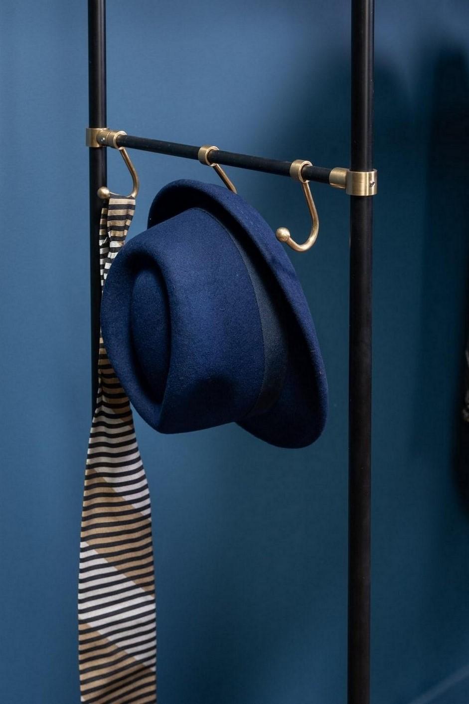 Art Deco Style Brass and Black Metal Wardrobe at 1stDibs | black ...