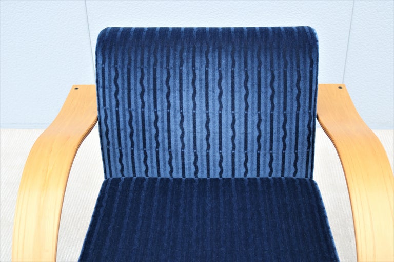 Art Deco Style Brian Kane for Nienkamper Regal Blue Mohair Spirit ...
