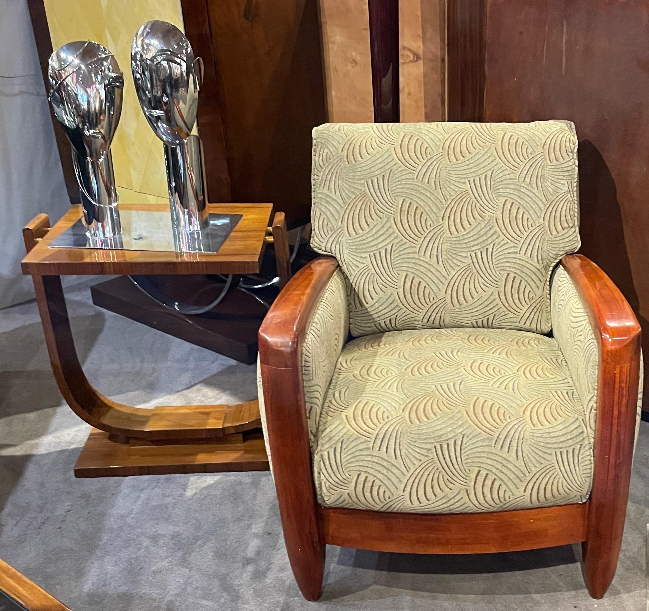 Art Deco Style Club Chairs For Sale at 1stDibs