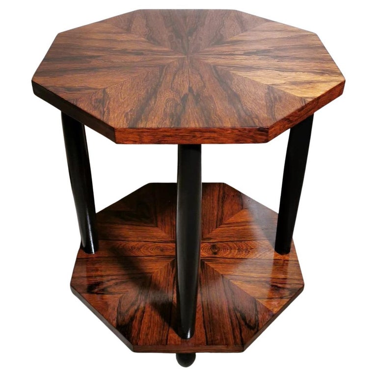 Art Deco Style French Walnut Coffee-Tea Table at 1stDibs