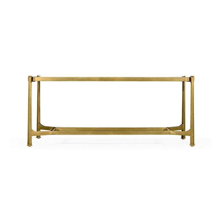 Art Deco Style Gilt Cocktail Table For Sale at 1stDibs