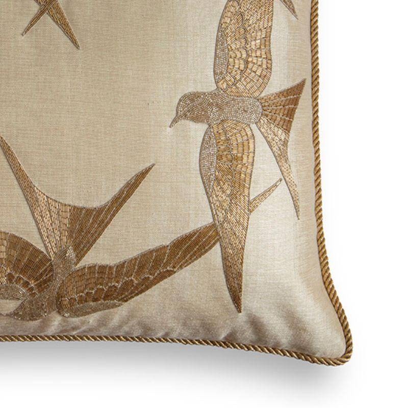 Art Deco style hand embroidered cushion by Beaumont and Fletcher For ...