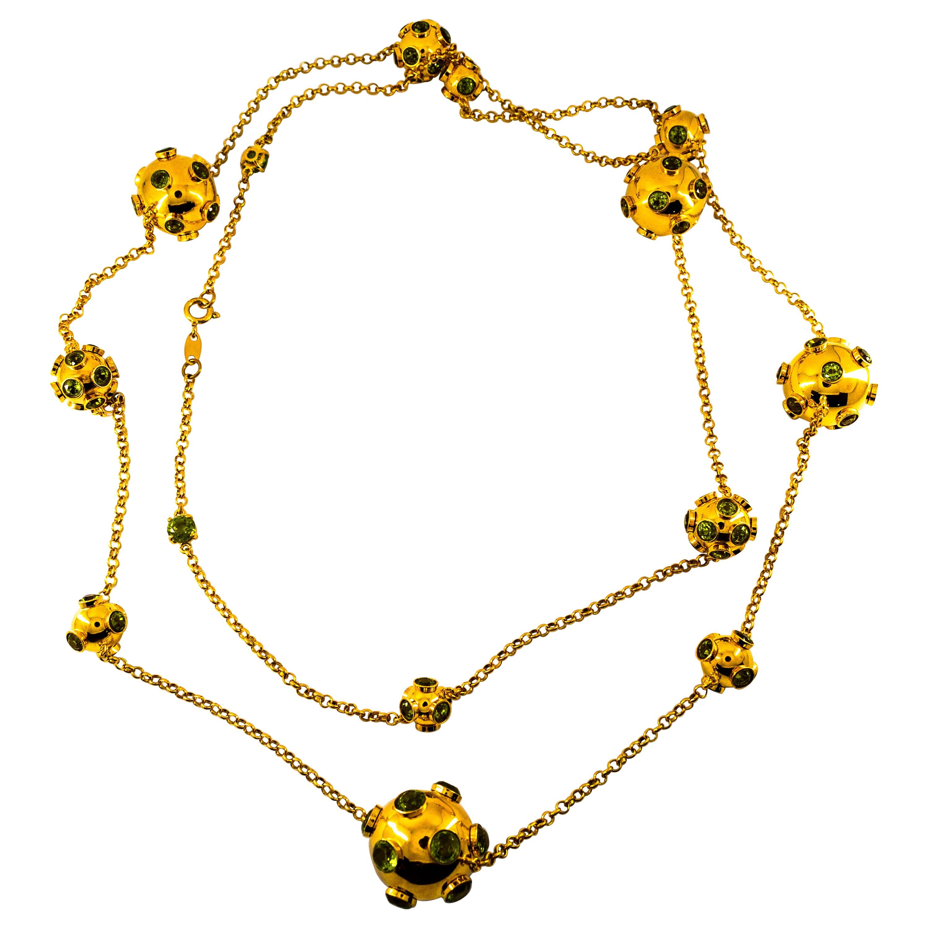 80s Escada Gold Toned Setting Rhinestones Statement Necklace For Sale ...