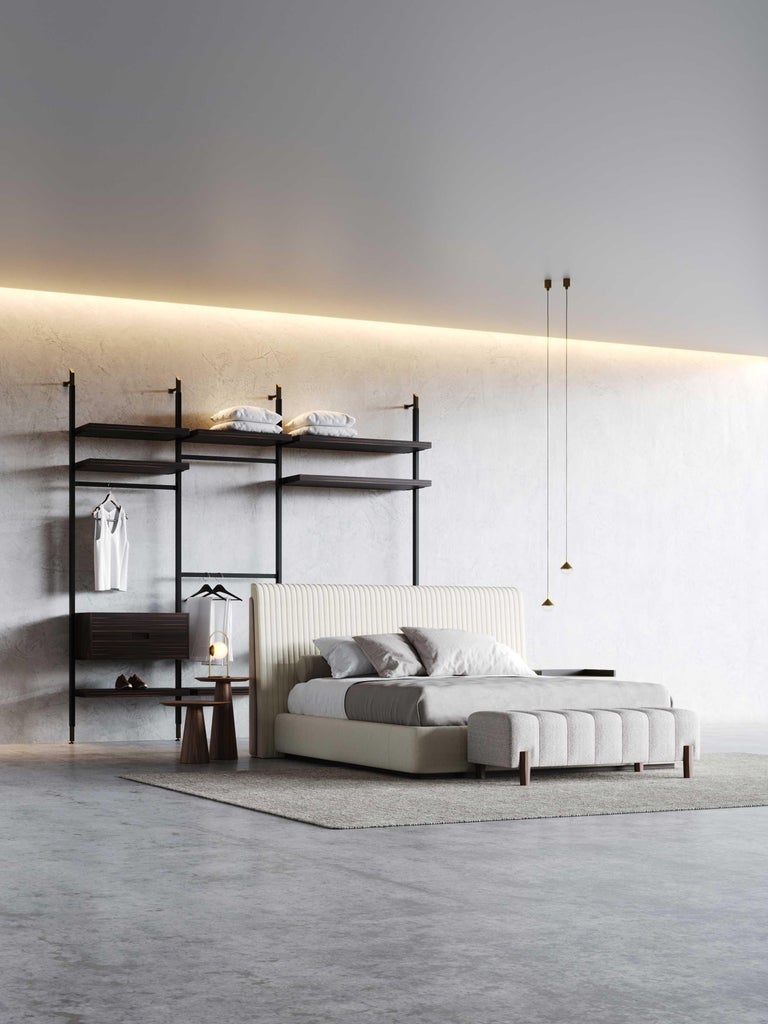 Art Deco Style His Modular Walk-In Closet Night System Made with Wood ...