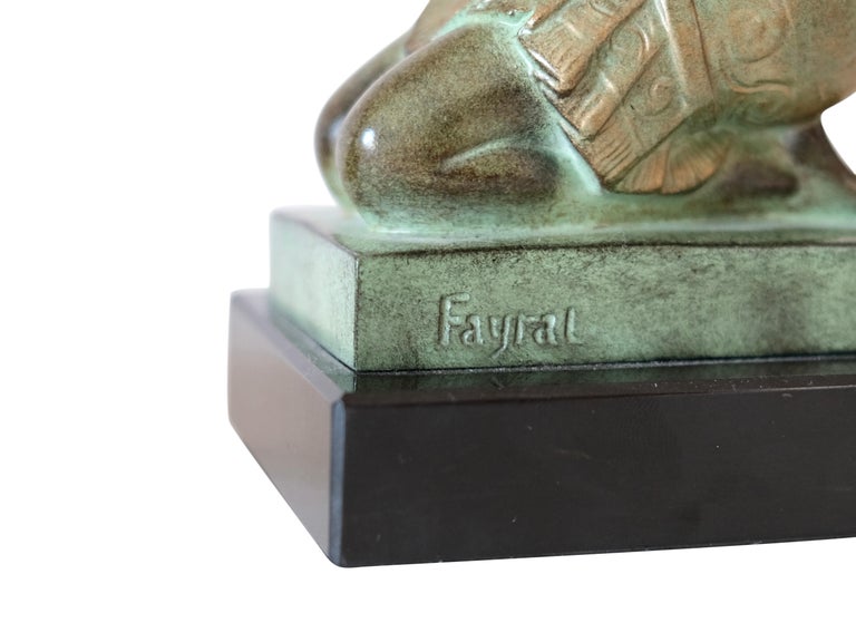 Art Deco Style Lady Bookends Ecstasy by Pierre Le Faguays for Max Le ...