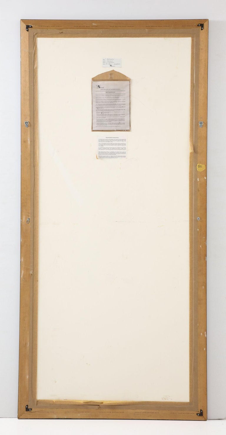 Metropolis Large Framed 3-Sheet Lithograph Poster For Sale at 1stDibs