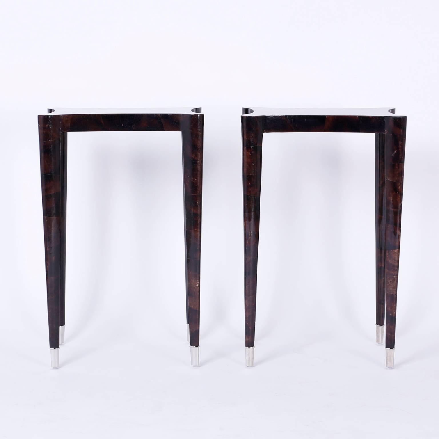 Art Deco Style Penshell Tables at 1stDibs
