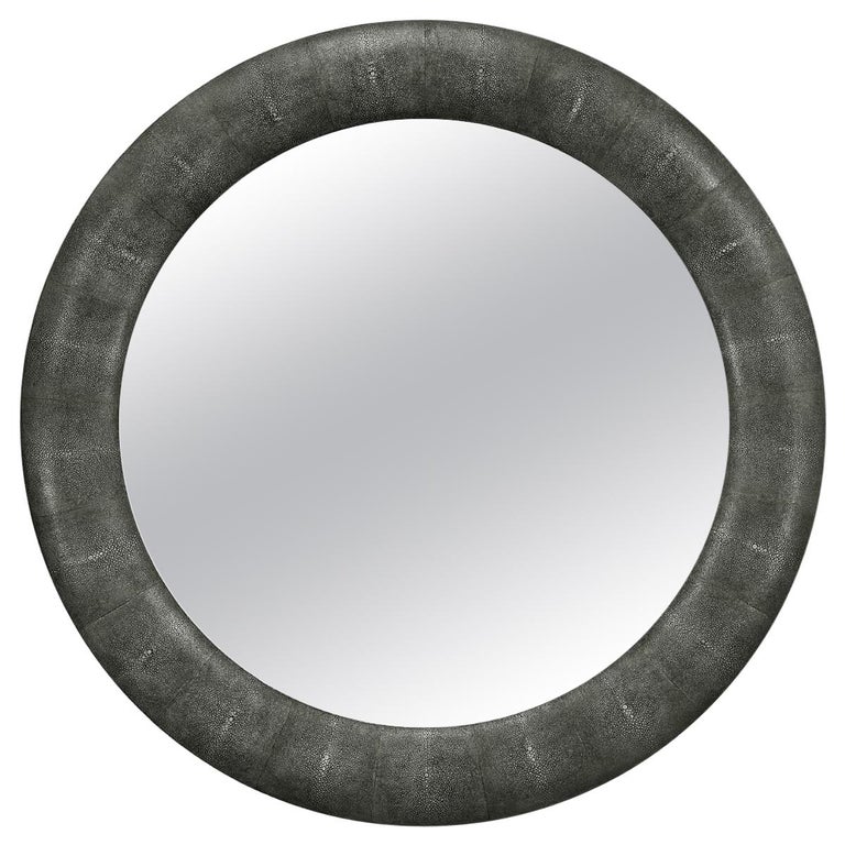 Art Deco Style Round Mirror at 1stDibs