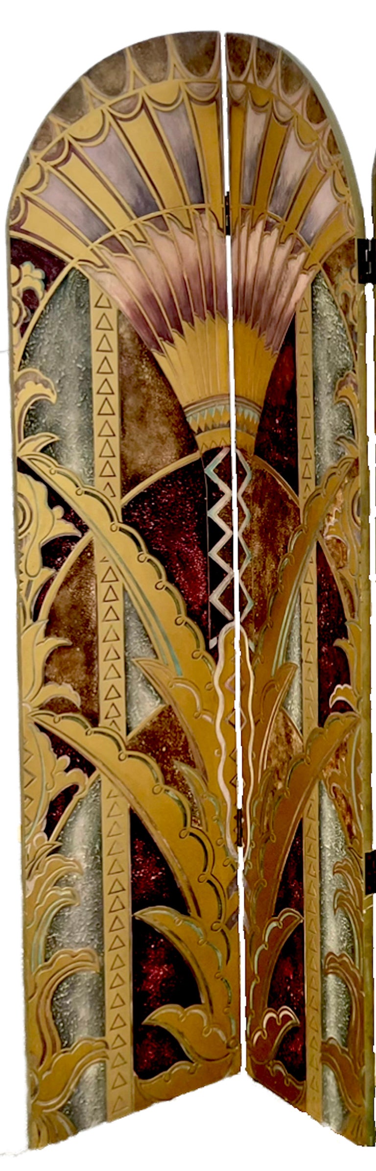 Art Deco Style Screen After William Van Alen, Chrysler Building ...