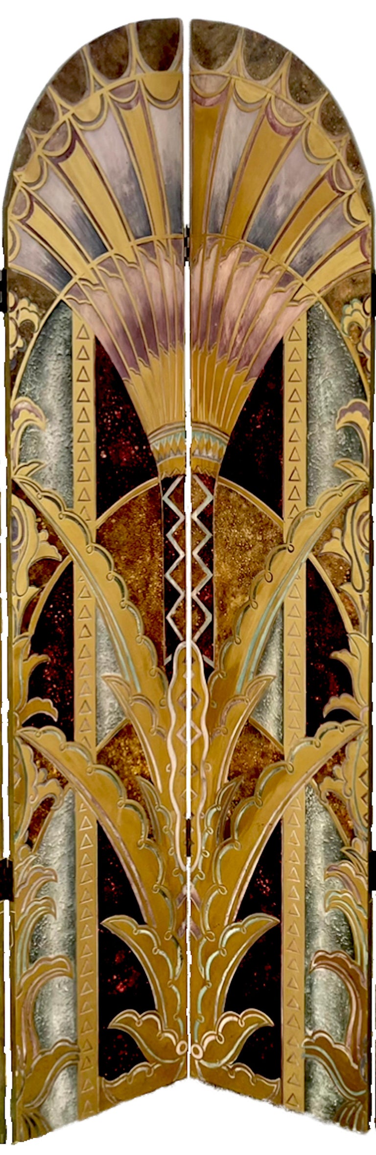 Art Deco Style Screen After William Van Alen, Chrysler Building ...