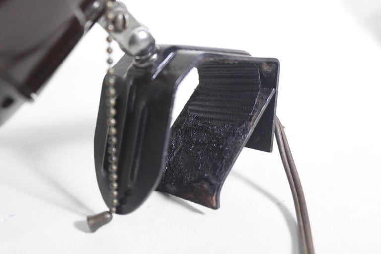 Art Deco Styled Molded Stepped Bullet Clip-On Light or Lamp For Sale at ...