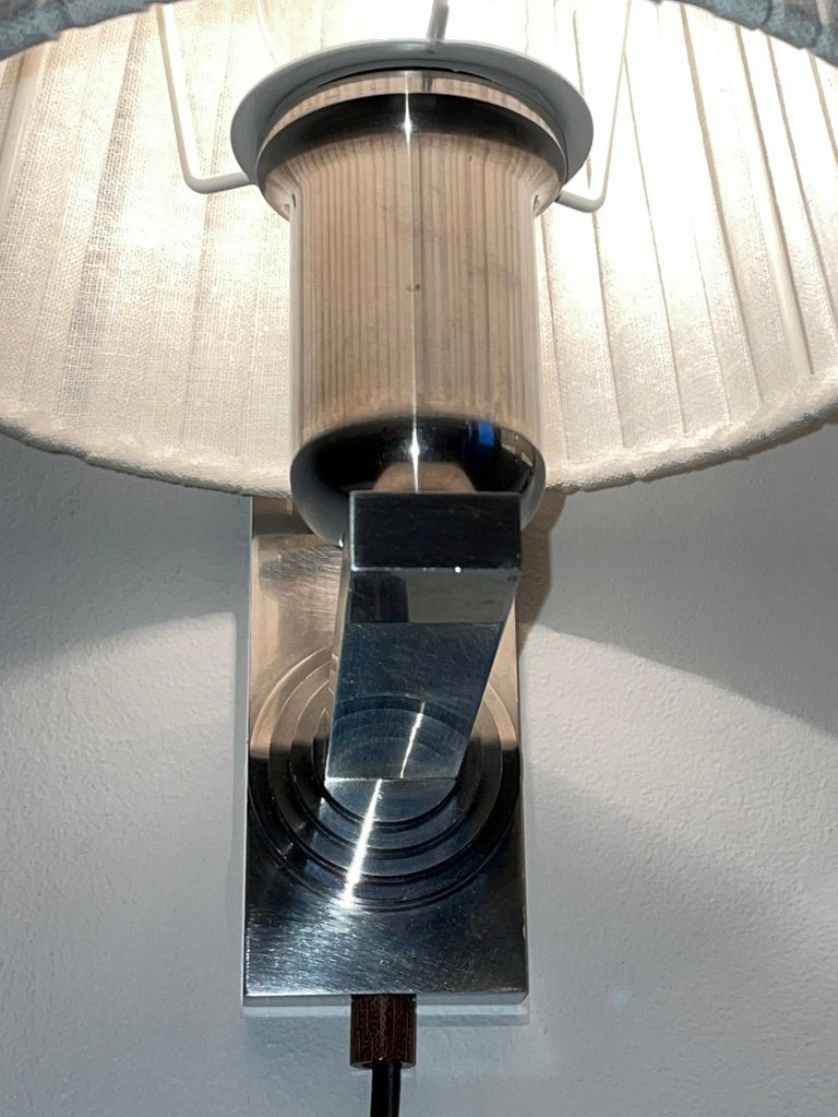 Art Deco Swedish Grace Solid Steel Sconces, 1930s For Sale at 1stDibs