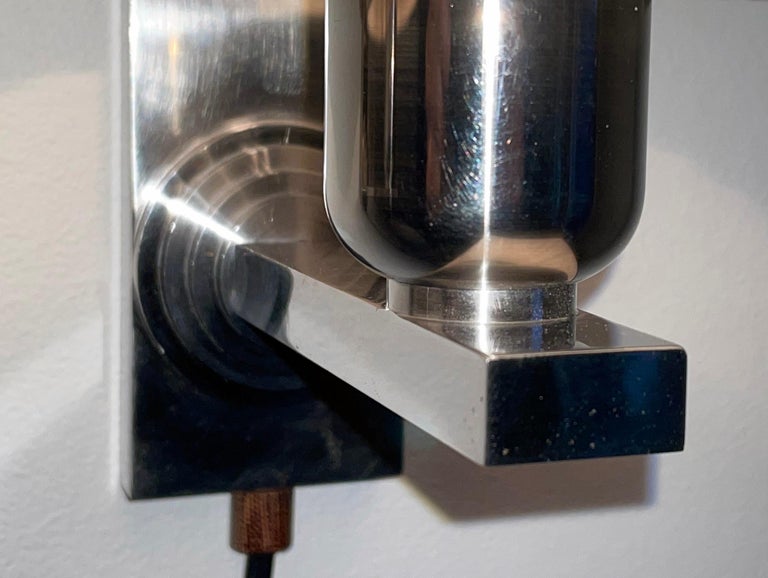 Art Deco Swedish Grace Solid Steel Sconces, 1930s For Sale at 1stDibs
