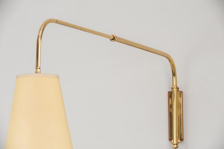 Art Deco Swiveling and Extendable Wall Lamp, circa 1950s at 1stDibs