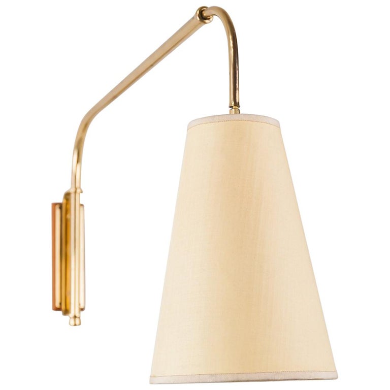 Art Deco Swiveling and Extendable Wall Lamp, circa 1950s at 1stDibs