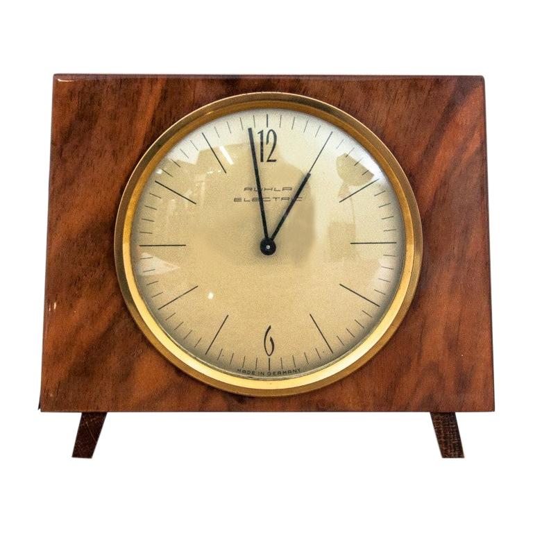 Art Deco Table Clock, Germany, 1970s at 1stDibs
