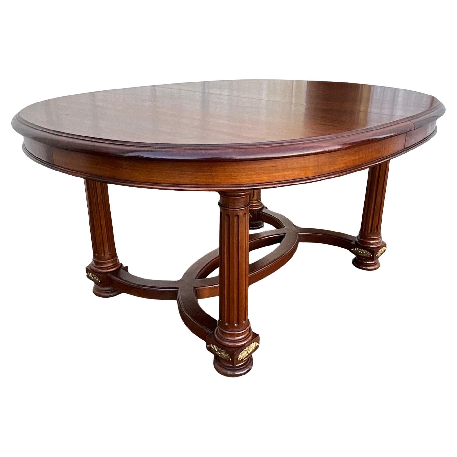 Art Deco table, Coco Chanel base at 1stDibs
