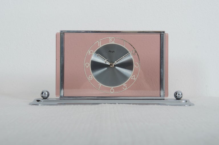 Art Deco Table Desk Clock Kienzle For Sale at 1stDibs