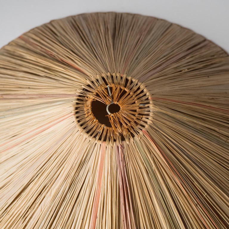 Art Deco Table Lamp, 1930s, with Original Straw Shade at 1stDibs ...