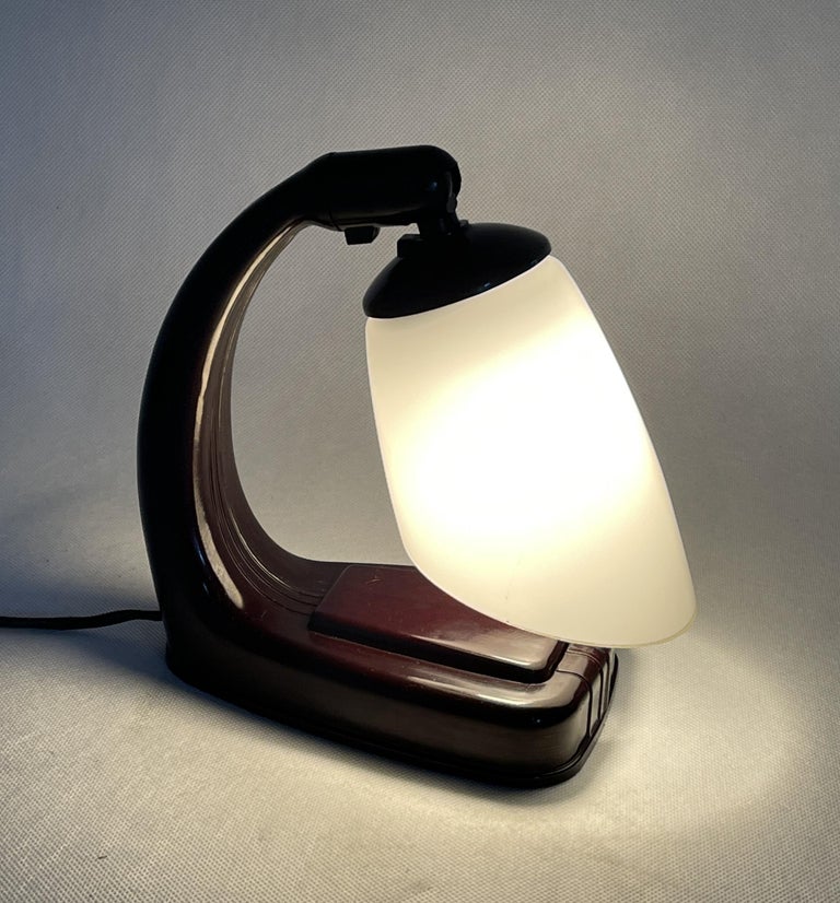 Art Deco Table Lamp Bakelite, Desk Lamp, 1930s For Sale at 1stDibs