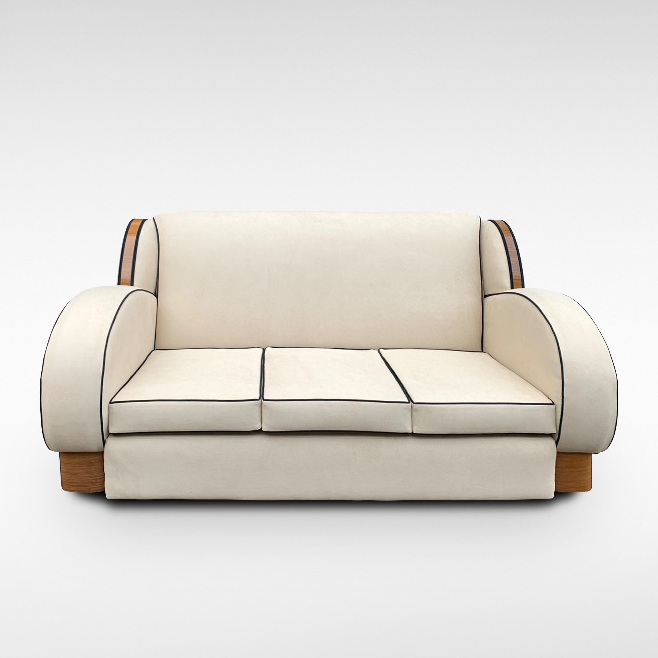 Art Deco 'Tank' Sofa For Sale at 1stDibs