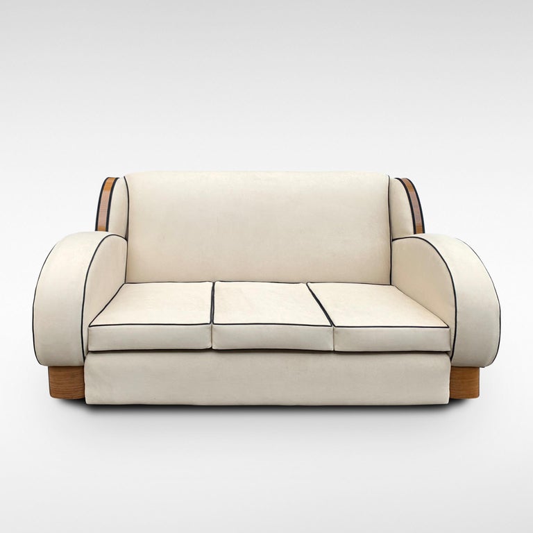 Art Deco 'Tank' Sofa For Sale at 1stDibs