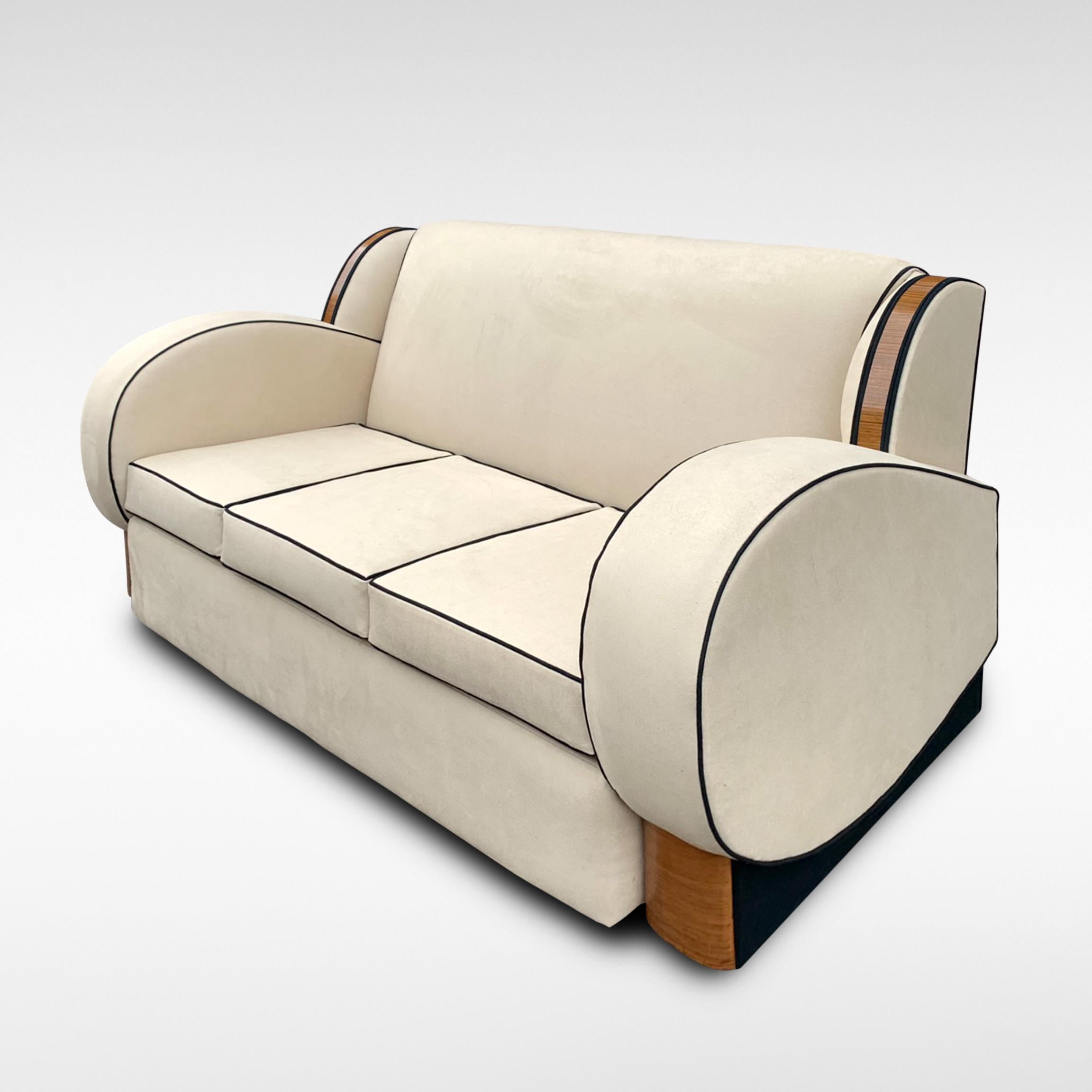 Art Deco 'Tank' Sofa For Sale at 1stDibs