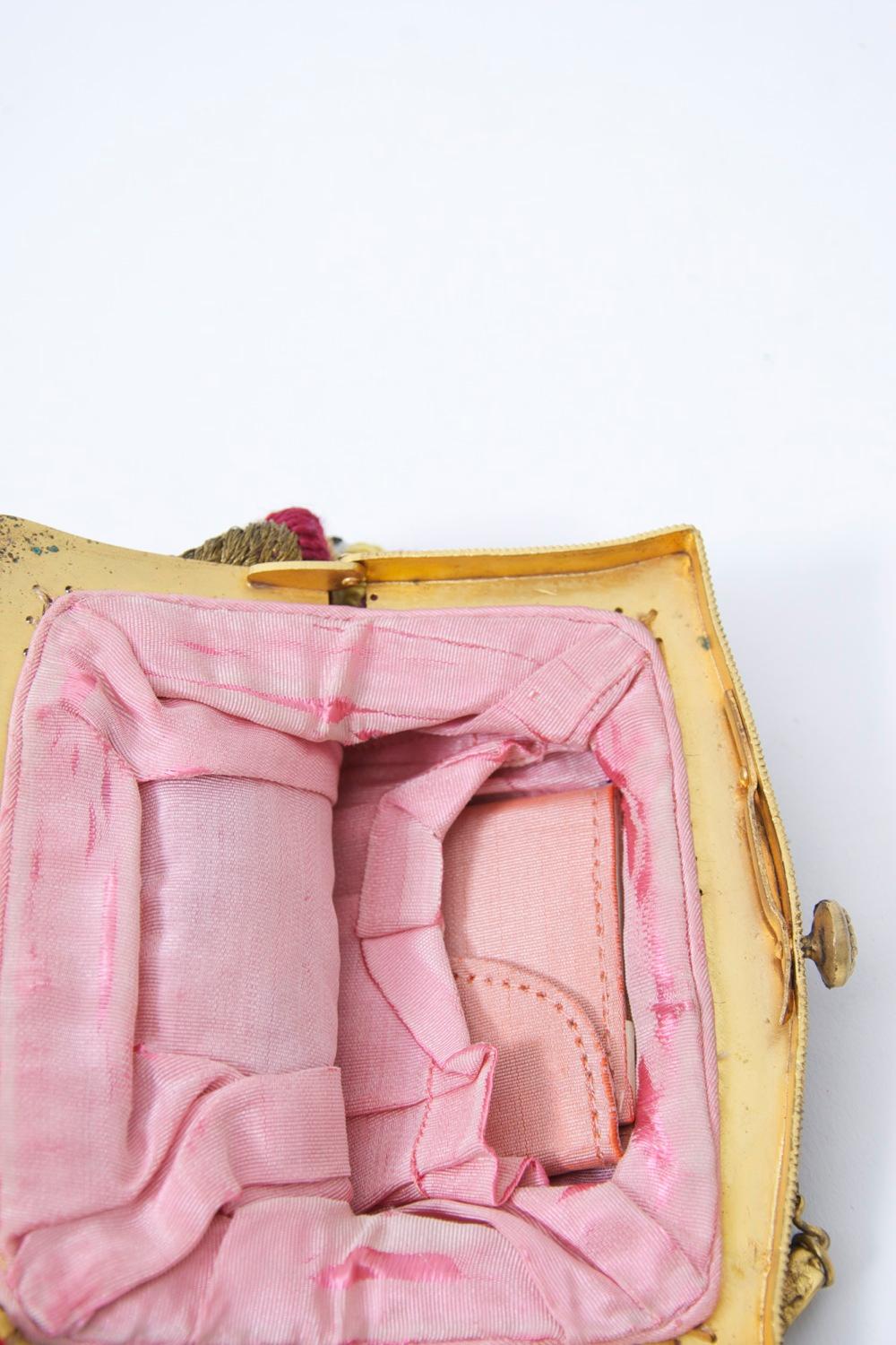 Art Deco Tapestry Evening Bag, France at 1stDibs | art deco evening bag ...