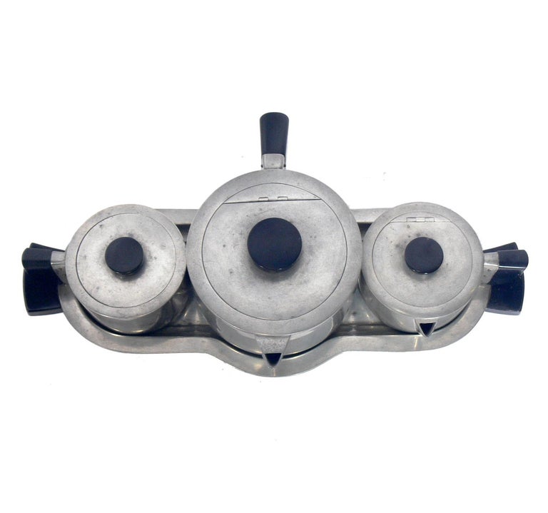 Art Deco Tea Set by Virginia Hamill for Wilcox at 1stDibs