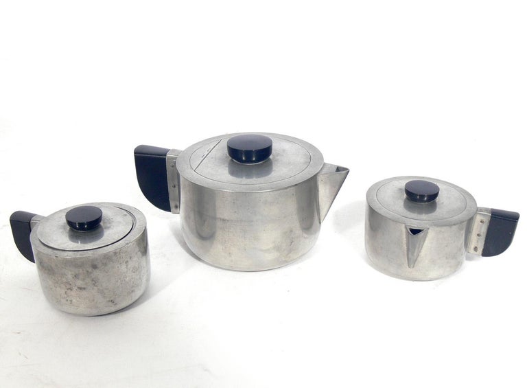 Art Deco Tea Set by Virginia Hamill for Wilcox at 1stDibs